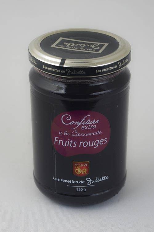 Confiture Extra Artisanale à la Cassonade FRUITS ROUGES 320g Les ...